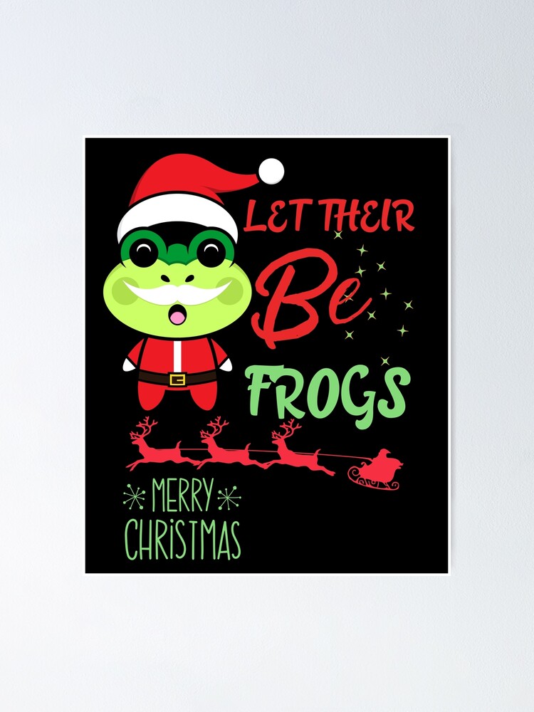 "Kawaii Frog Christmas" Poster for Sale by Celebrity-go | Redbubble