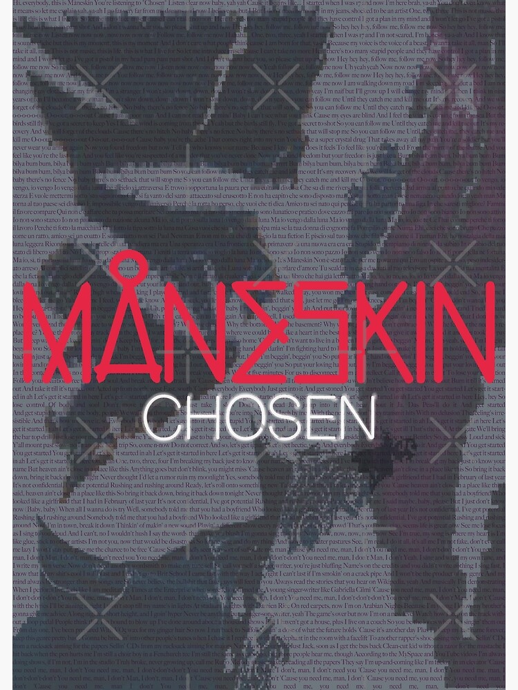 "Måneskin Chosen Album Poster" Poster for Sale by Bizarre-Artist ...