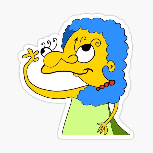 "Marge" Sticker for Sale by sadordas | Redbubble