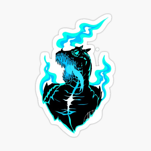 "Blue Fire Elementor" Sticker for Sale by ClawRaptor | Redbubble