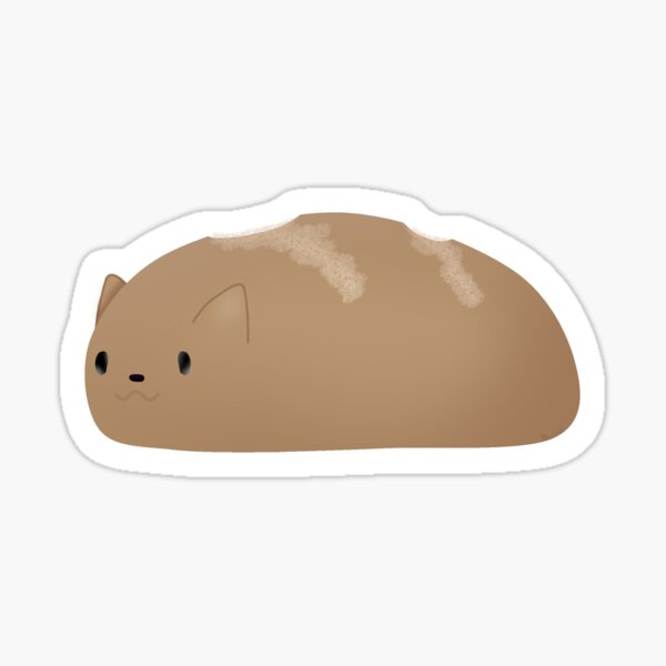 "Bread Cat" Sticker for Sale by LavenderLad | Redbubble