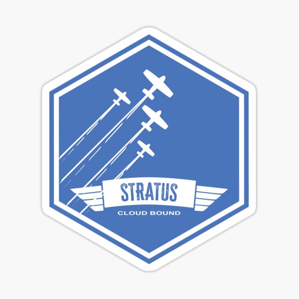 "Stratus (hexagon)" Sticker for Sale by pboehlke | Redbubble