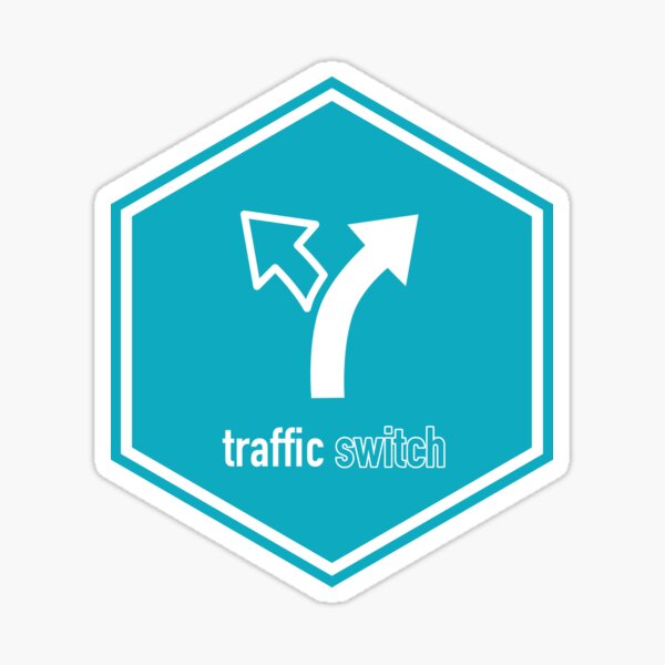 "Traffic Switch (hexagon)" Sticker for Sale by pboehlke | Redbubble