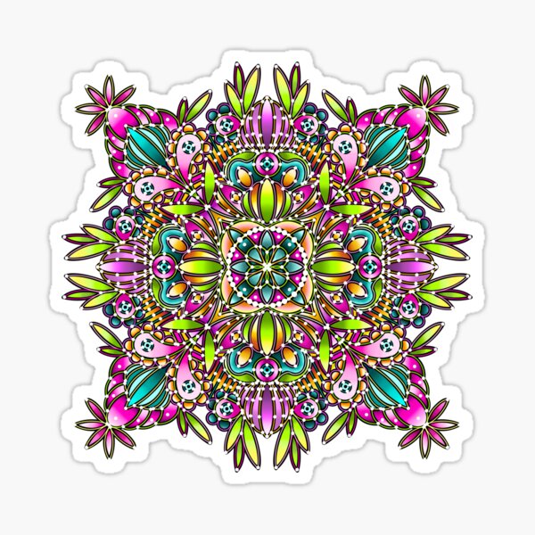 "Mandala" Sticker for Sale by Agavadesigns | Redbubble