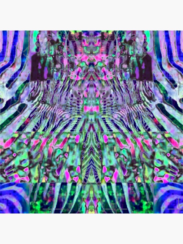 "ZEBRA FUSION 22 " Sticker for Sale by Davidbowieart | Redbubble