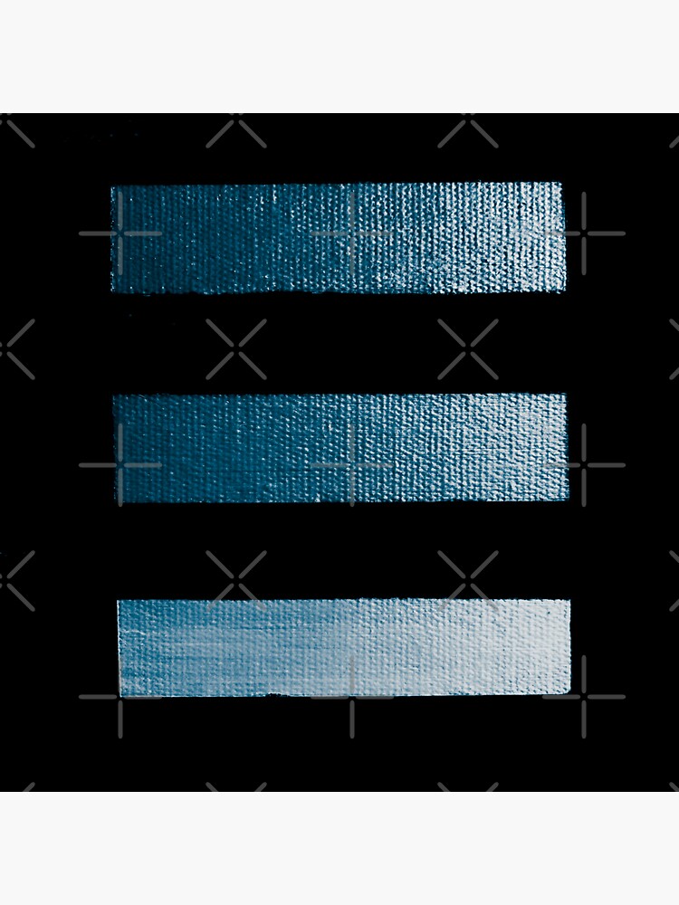 "Blue December 3 Strip Metallic Acrylic Art" Sticker for Sale by ...