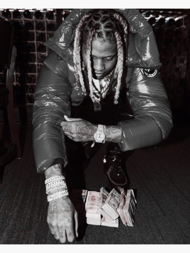 "Lil Durk Version Dark" Sticker for Sale by RichWorkers | Redbubble