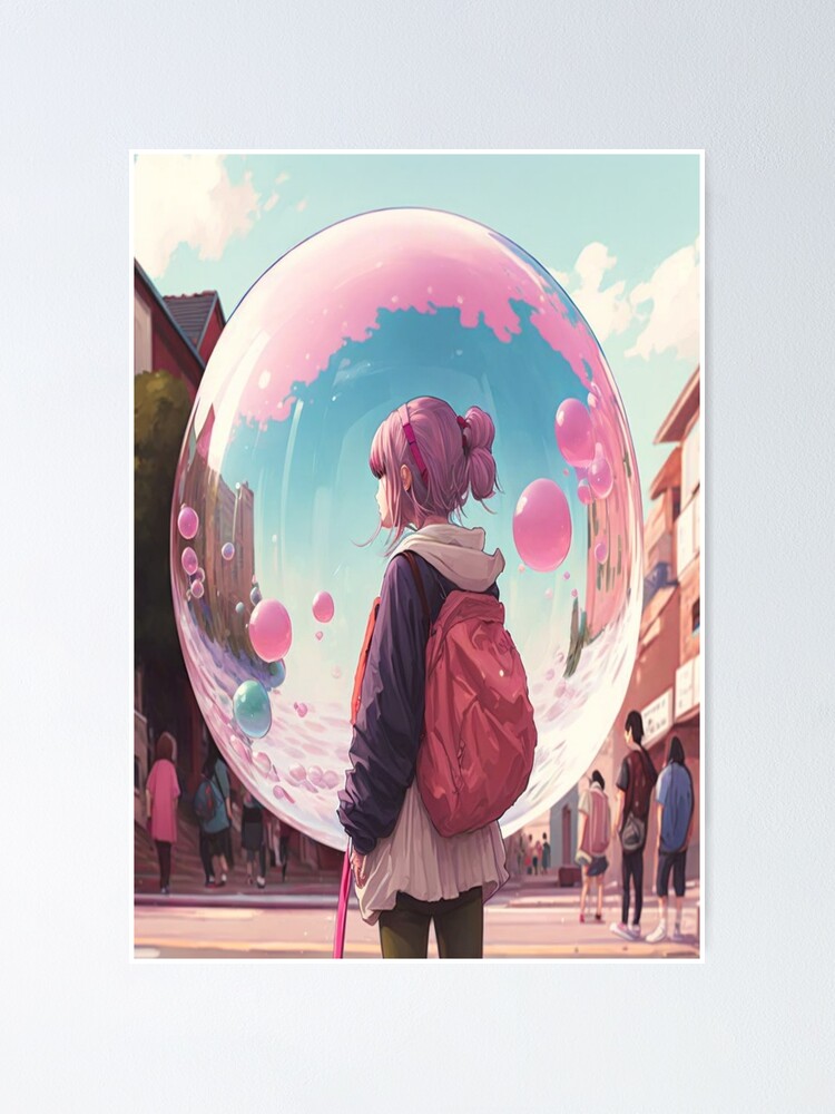 "Bella AMG - Bubble Gum Flotted In My Town " Poster for Sale by ...