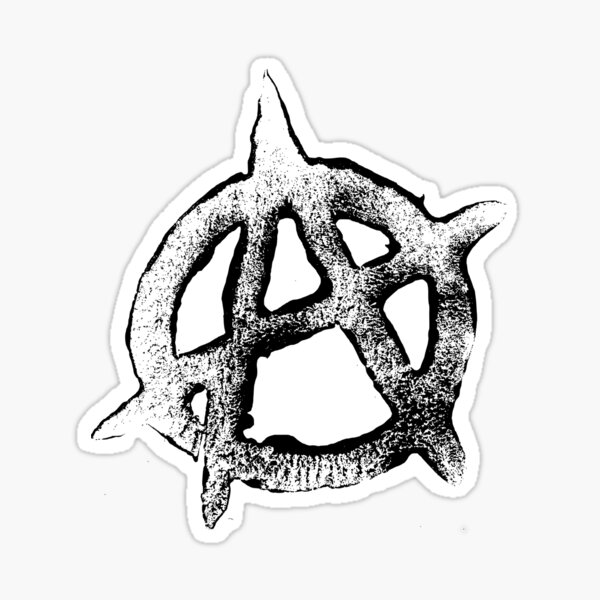 "Anarchy" Sticker for Sale by Mengarda | Redbubble