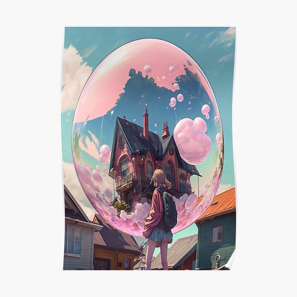 "Bella AMG - House In A Bubble Gum" Poster for Sale by BellaILY | Redbubble