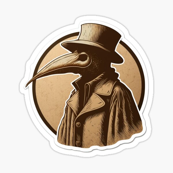"Plague Doctor" Sticker for Sale by WaveTheory | Redbubble