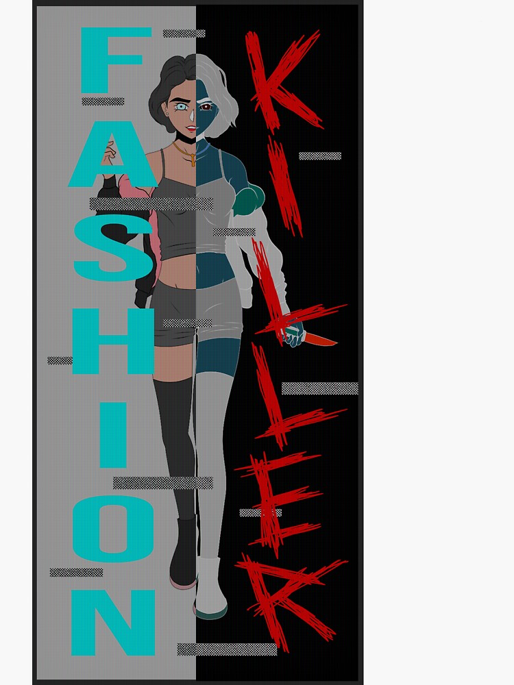 "Fashion Killer Anime Art" Sticker for Sale by CustomPrintCity | Redbubble