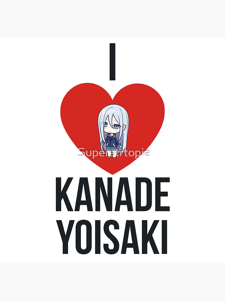 "I love Kanade" Sticker for Sale by Superstrtopia | Redbubble