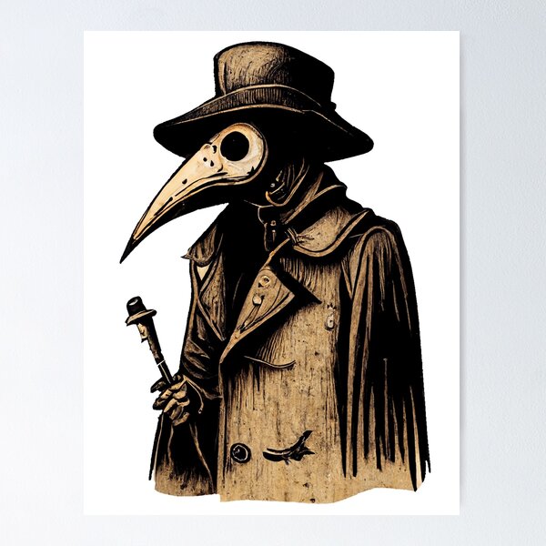 "Plague Doctor" Poster for Sale by WaveTheory | Redbubble