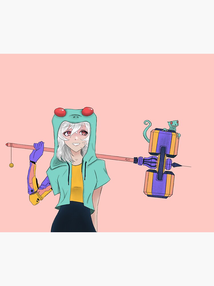 "Gecko girl" Sticker for Sale by irelandraws | Redbubble