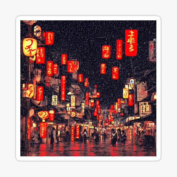 "Xia Men Sides Street Lunar New Year Cartoon Style" Sticker for Sale by ...