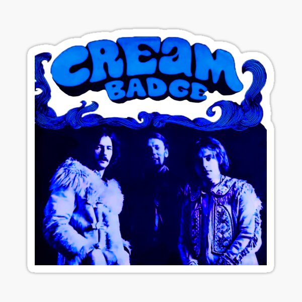 "Cream Badge" Sticker for Sale by NinaJG007 | Redbubble