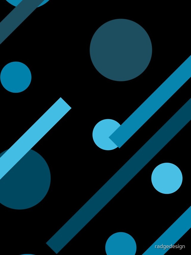 "Linear Blue - Dots and Dashes" iPhone Case for Sale by radgedesign ...