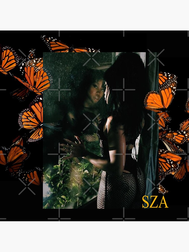 "SZA BUTTERFLIES" Sticker for Sale by xpaperdoll | Redbubble