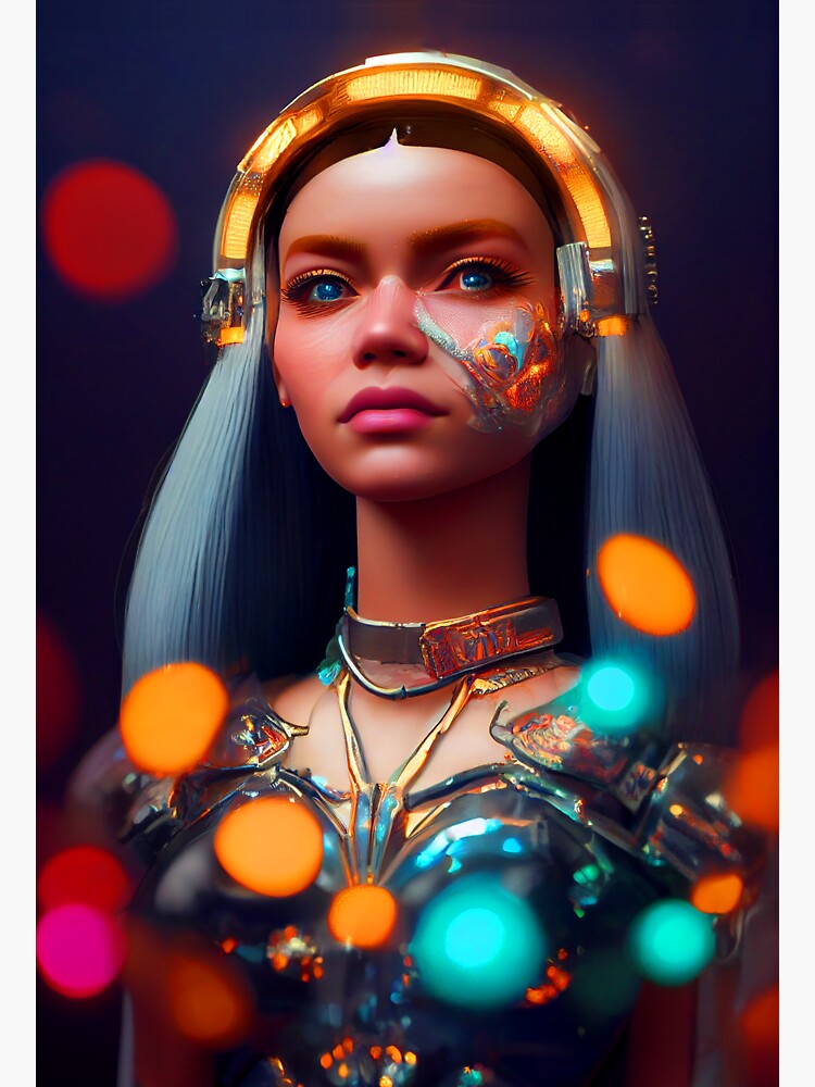 "Cyber Rave Character" Sticker for Sale by mikecosper | Redbubble