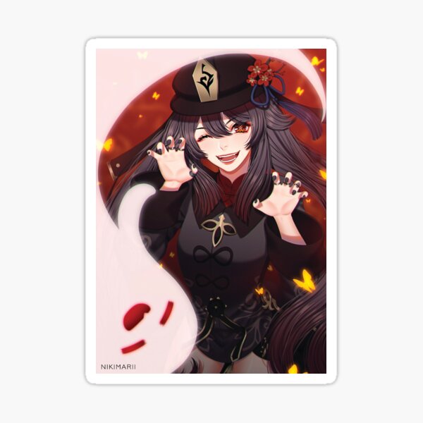 "Hu Tao" Sticker for Sale by nekoniki | Redbubble