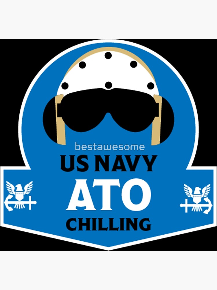 "US Navy Air Transfer Officer ATO Gifts" Poster for Sale by bestawesome ...