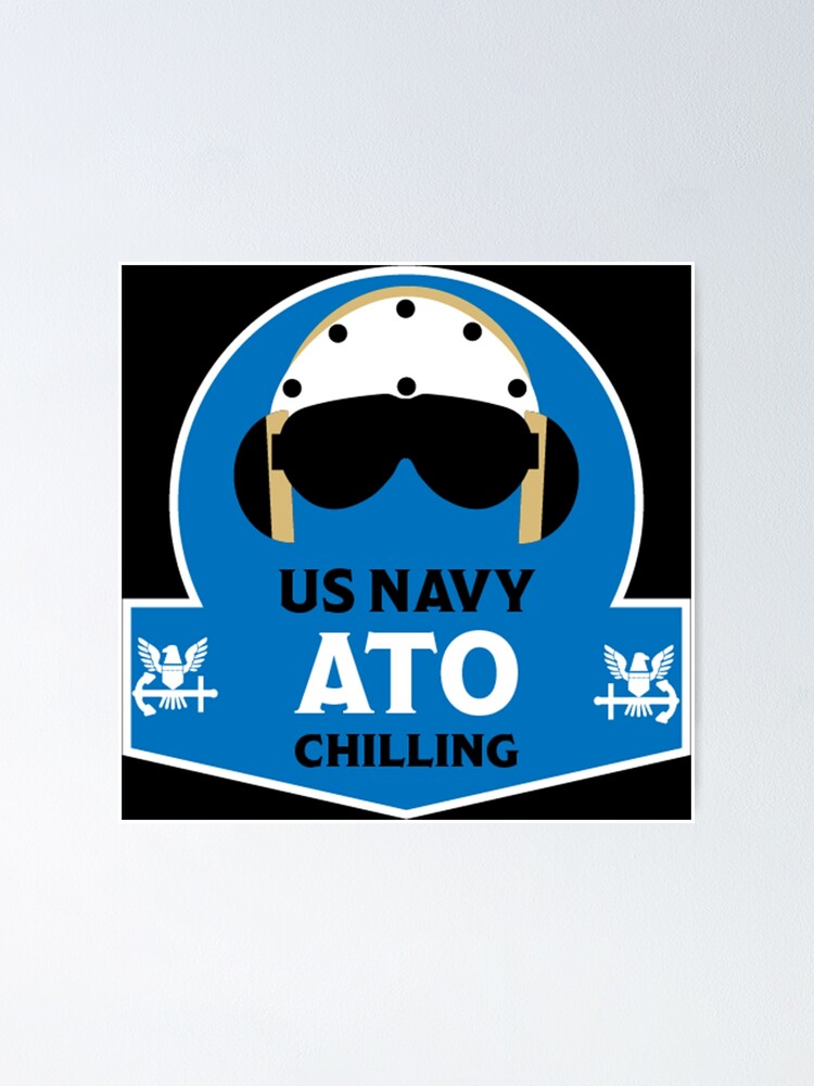 "US Navy Air Transfer Officer ATO Gifts" Poster for Sale by bestawesome ...