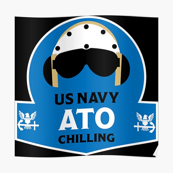 "US Navy Air Transfer Officer ATO Gifts" Poster for Sale by bestawesome ...