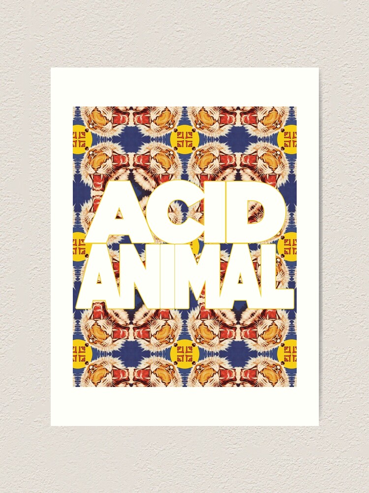 "ACID ANIMAL | Psychedelic Tiger Magic | Animal Mirror Art & Design by ...