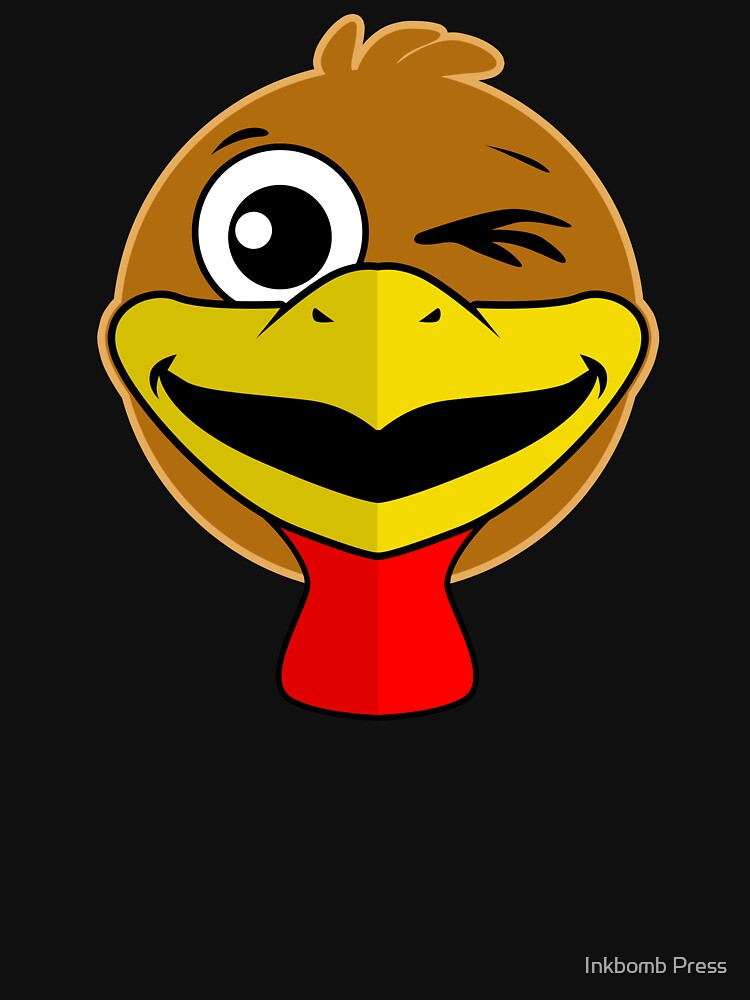 "Thanksgiving Emoji | Winking Turkey Face Emoji" T-shirt for Sale by ...