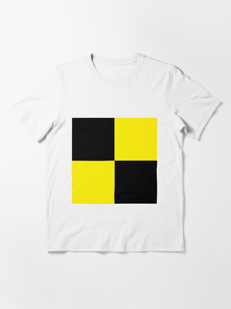 "black yellow checkered" T-shirt for Sale by Falko-Follert | Redbubble ...