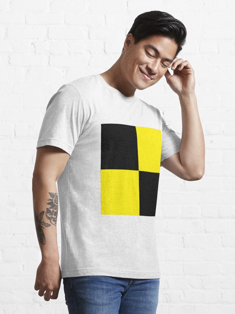 "black yellow checkered" T-shirt for Sale by Falko-Follert | Redbubble ...