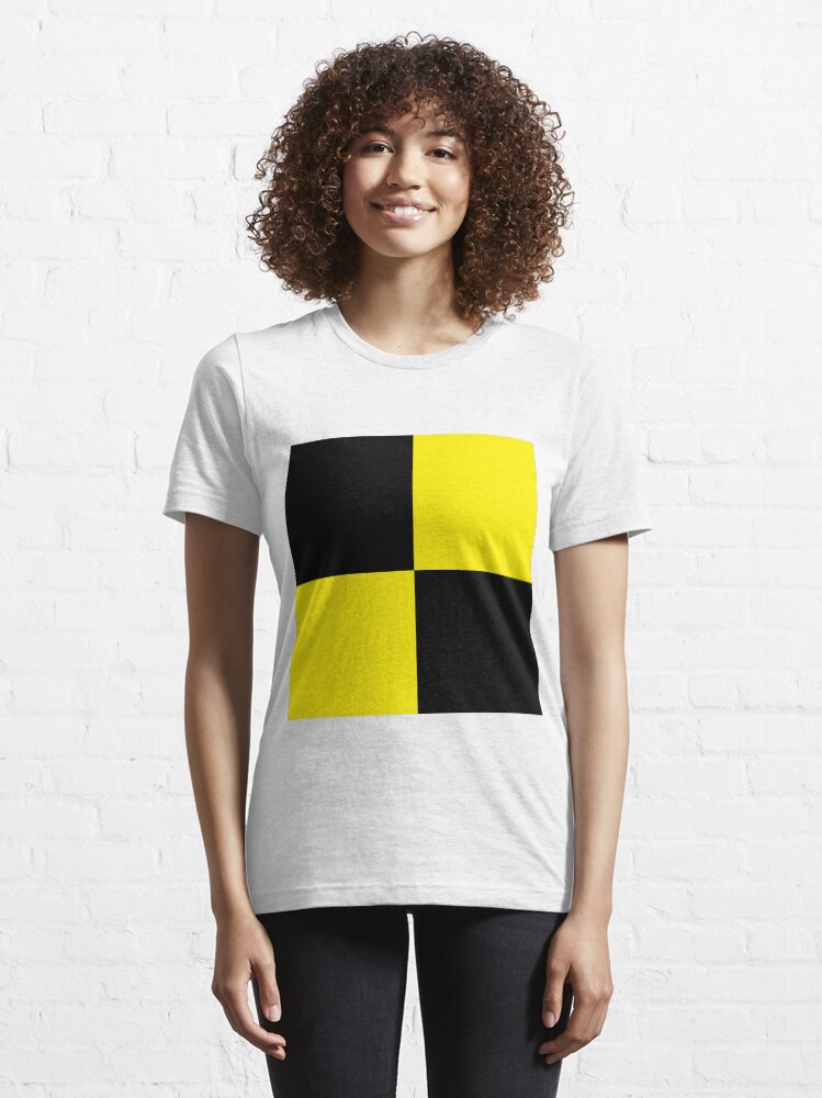 "black yellow checkered" T-shirt for Sale by Falko-Follert | Redbubble ...