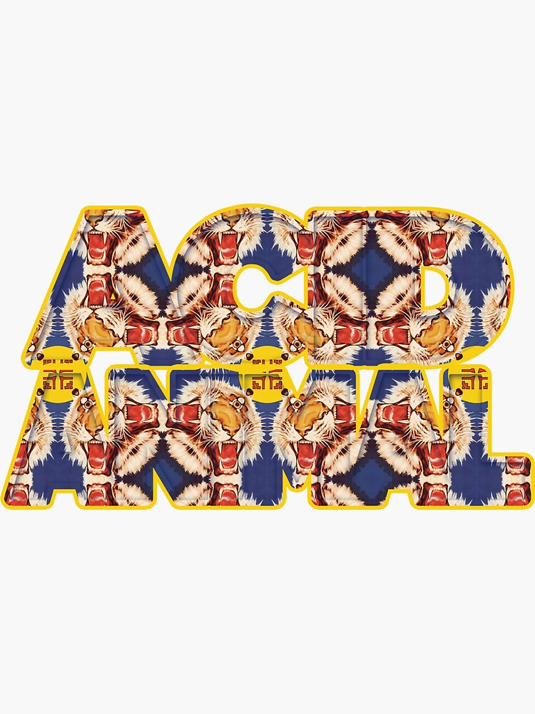"ACID ANIMAL 2 | Psychedelic Tiger Magic | Animal Ghost Mirror Art ...