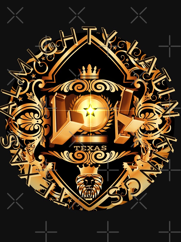 "LATIN KINGS Designs Gold Crown with Font Initials 3-D TEXAS TRIBUTES ...