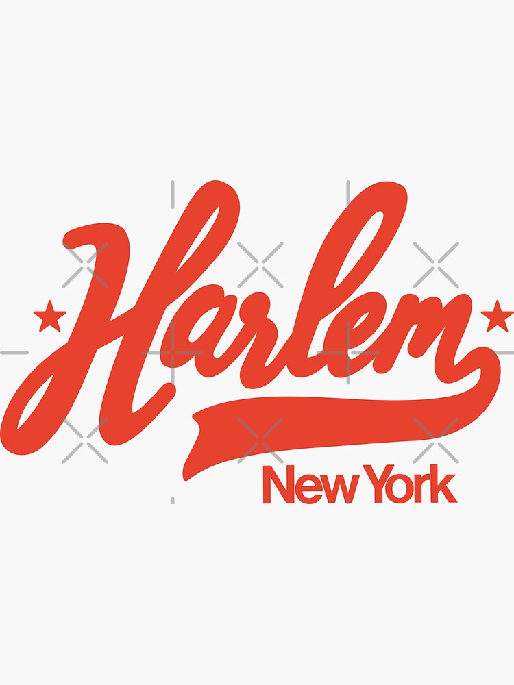 "New York Harlem - Harlem Logo - Harlem Manhattan" Sticker for Sale by ...