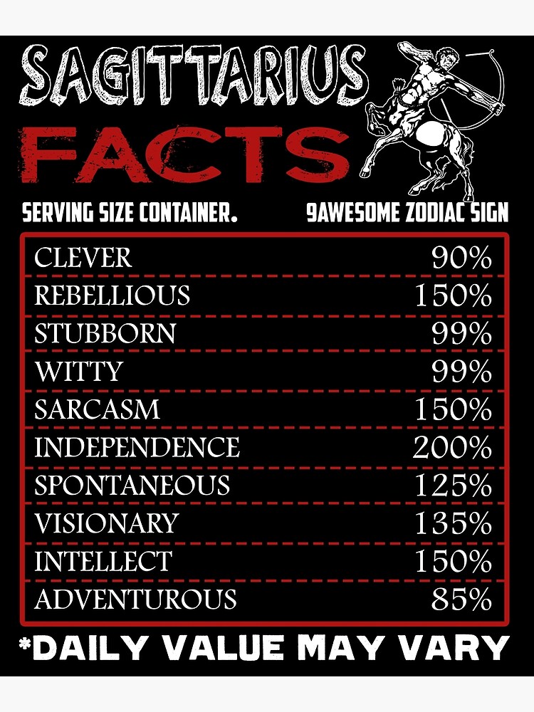 "Sagittarius - Sagittarius Facts" Poster for Sale by UnknownArtistt ...