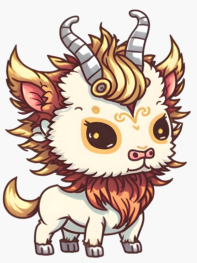 "Qilin AI Art Sticker" Sticker for Sale by TeapotBG | Redbubble