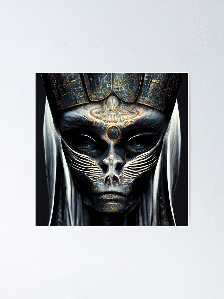 "Ancient Egyptian Alien God" Poster for Sale by jjwalters | Redbubble