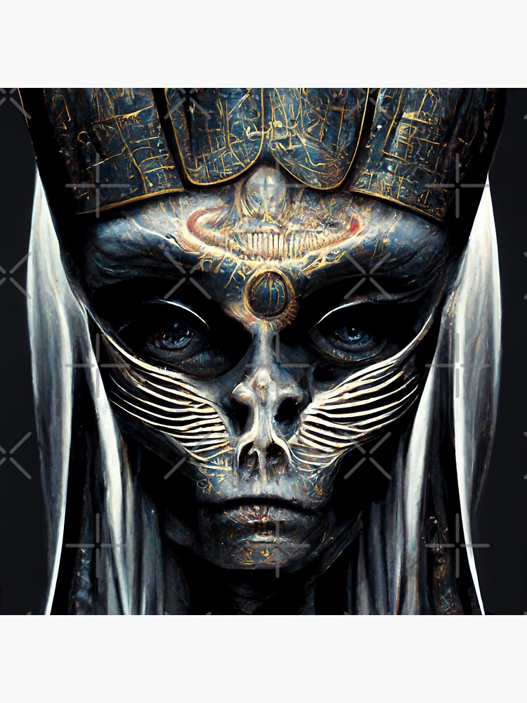 "Ancient Egyptian Alien God" Sticker for Sale by jjwalters | Redbubble
