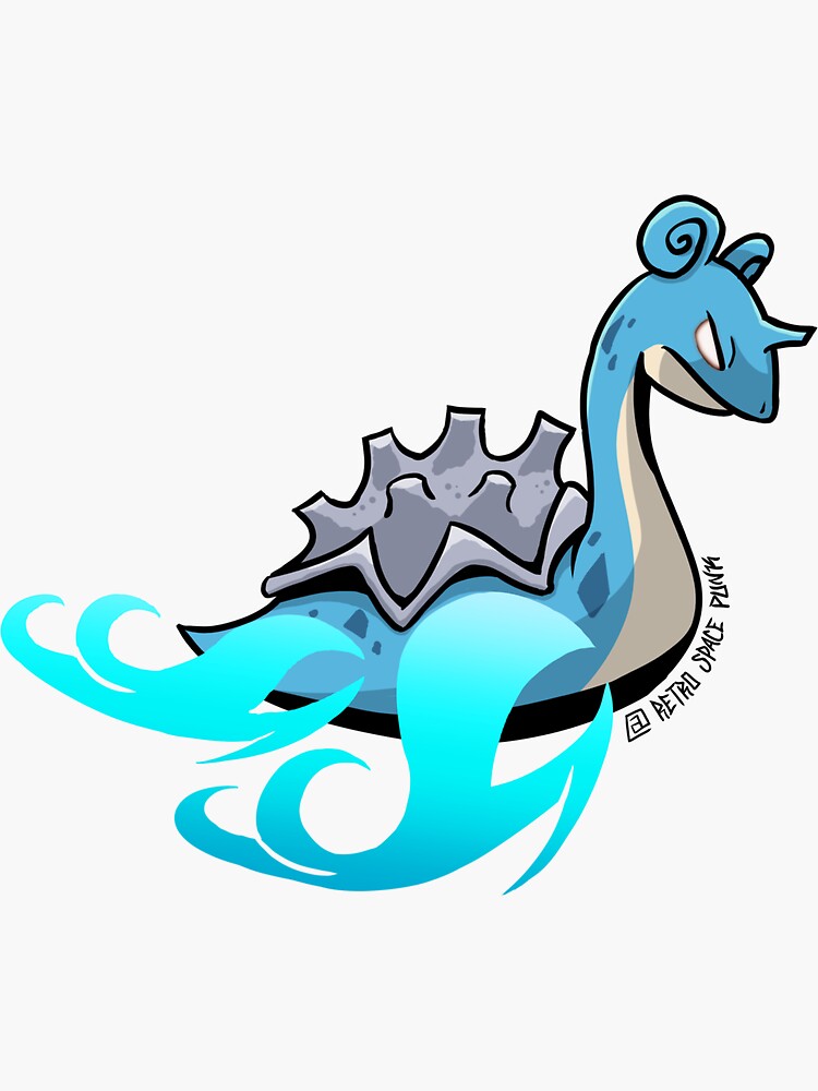 "Loch Nessy" Sticker for Sale by RetroSpacePunk | Redbubble