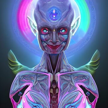 "Transdimensional Elf (5) - Trippy Psychedelic Art" Poster for Sale by ...