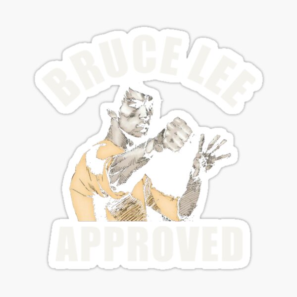 "bruce lee" Sticker for Sale by mayhewen | Redbubble