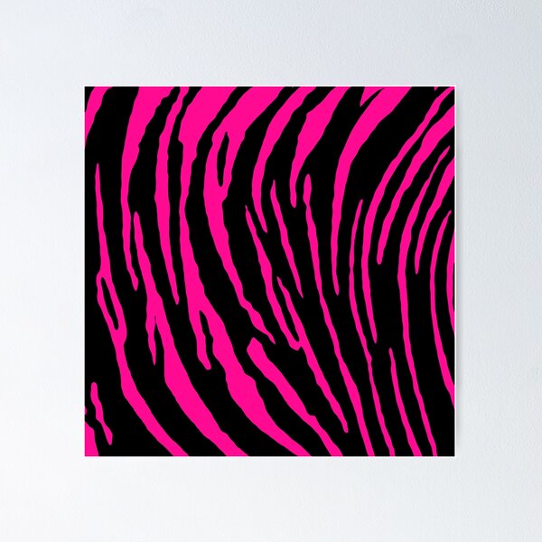 "Pink Tiger Stripes" Poster for Sale by blakcirclegirl | Redbubble