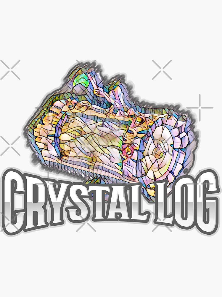 "Crystal Log" Sticker for Sale by darknessjeff86 | Redbubble