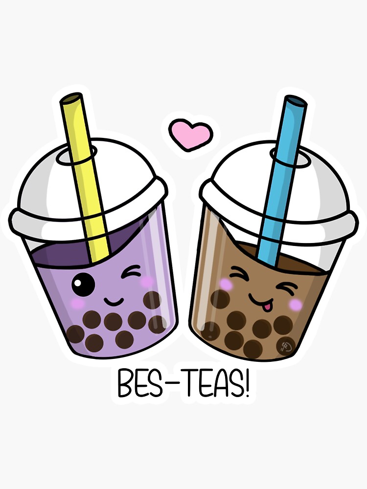 "Bes-Teas" Sticker for Sale by DownAndNerdy | Redbubble