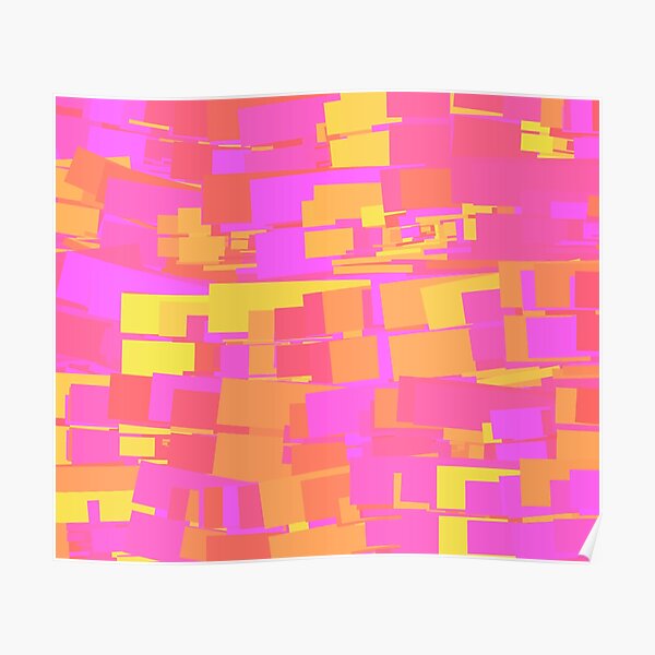 "Abstract Art modern block design" Poster for Sale by Kanishi | Redbubble