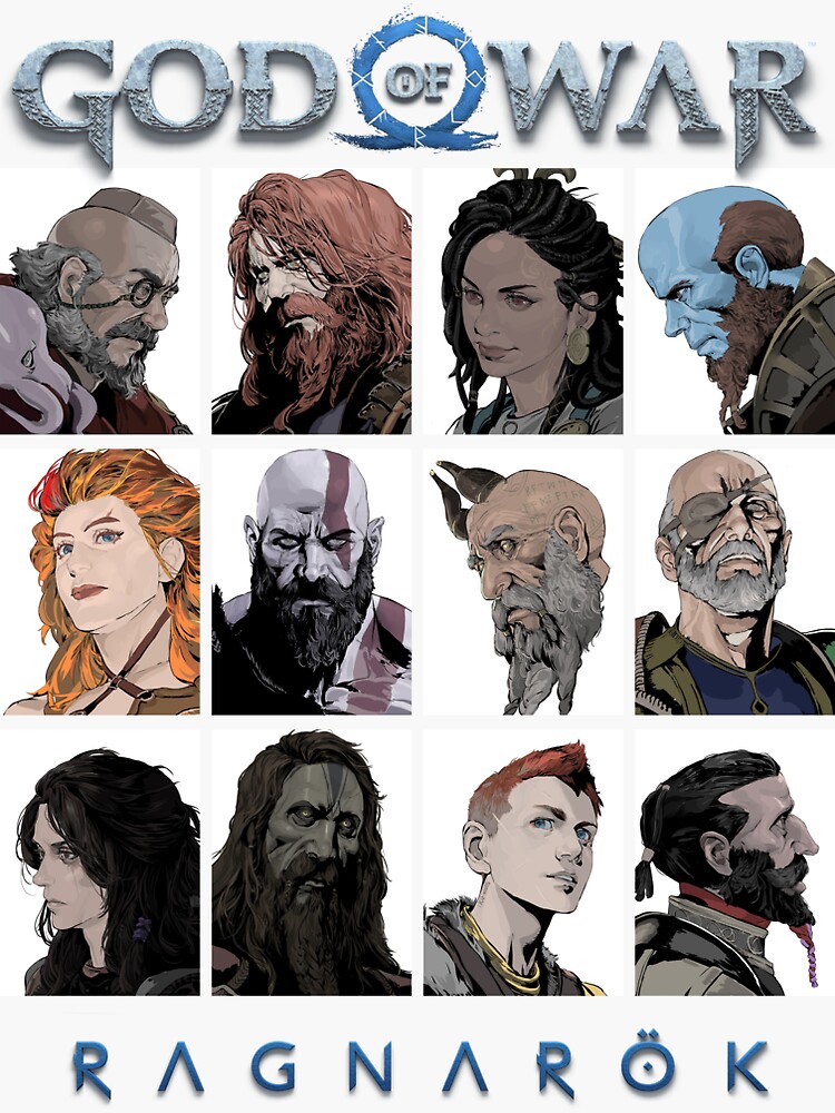 "GOWR All Characters" Sticker for Sale by cassonlindsay | Redbubble