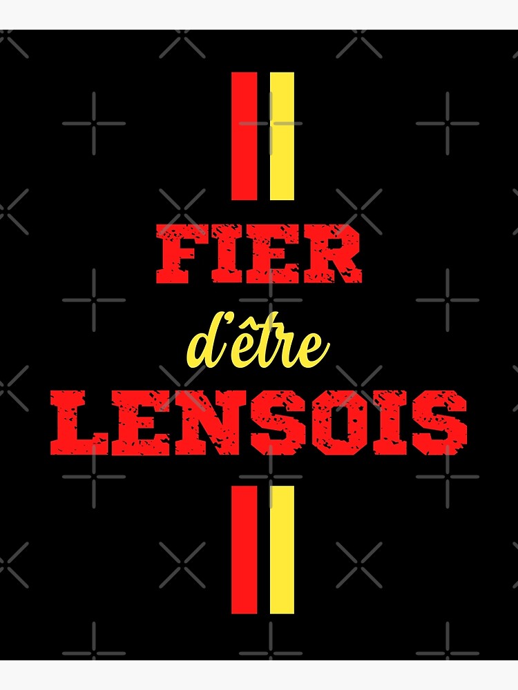 Tablier avec l'œuvre « Fier d'être Lensois Cadeau Supporter Football ...