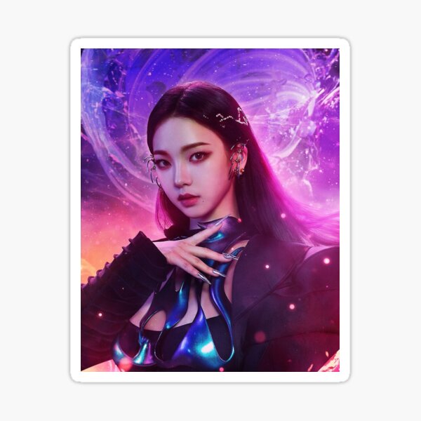 "AESPA KARINA" Sticker for Sale by VictoriaKorean | Redbubble